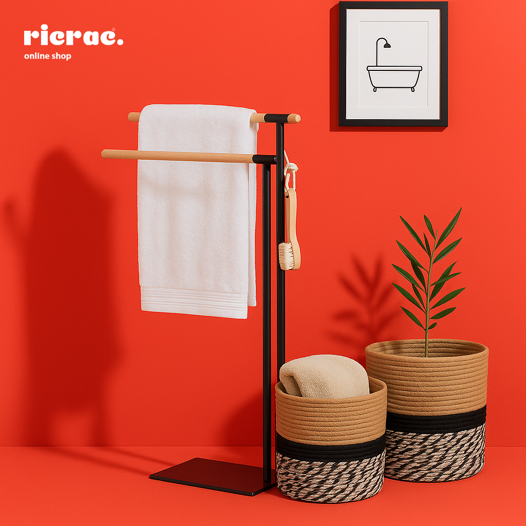 Ravony Towels Metal Stand - Stylish & Practical Storage – Ricrac Shop